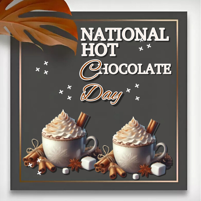 National hot chocolate day Template | PosterMyWall