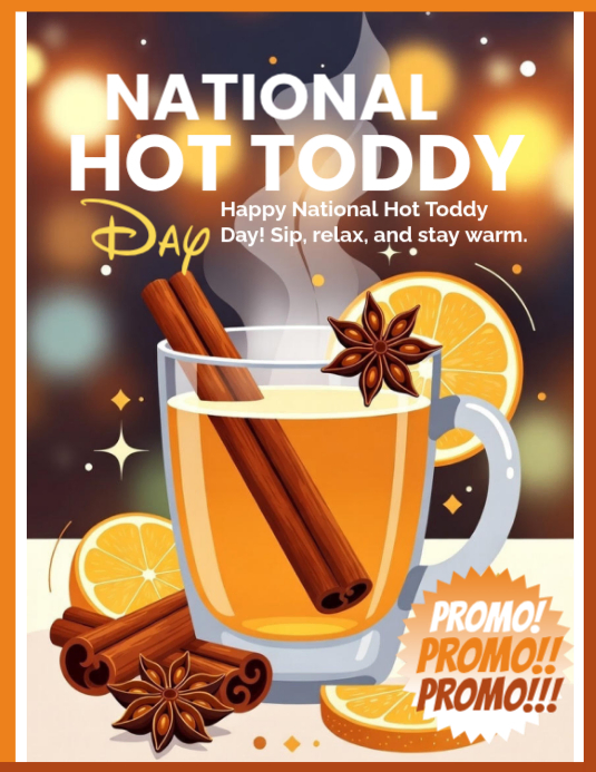 National Hot Toddy Day Template | PosterMyWall