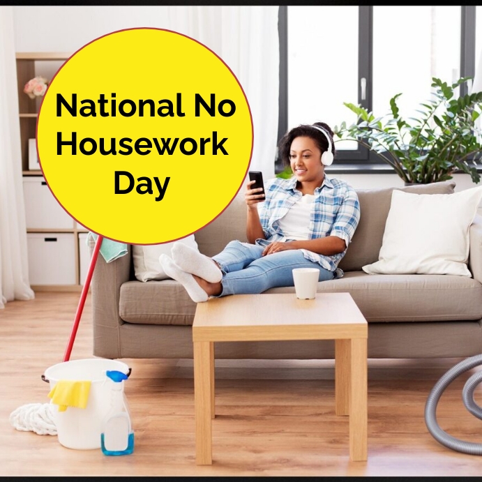 national housework day Template | PosterMyWall