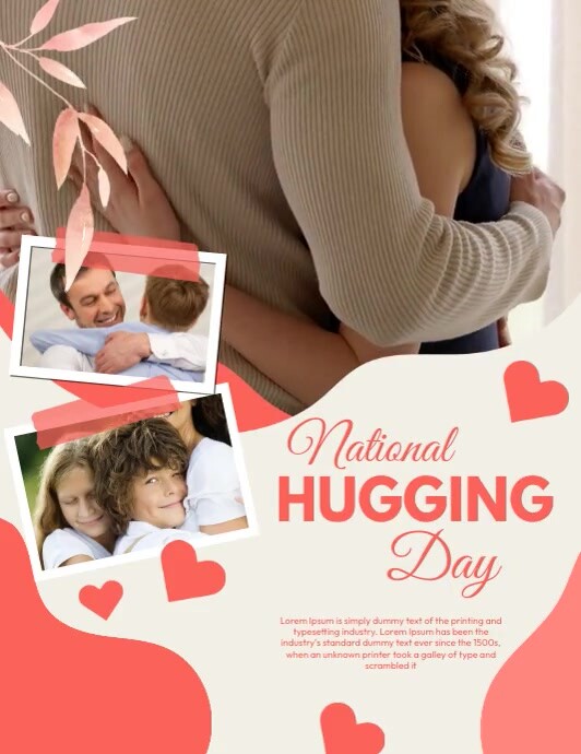 National Hug Day Video Template | PosterMyWall