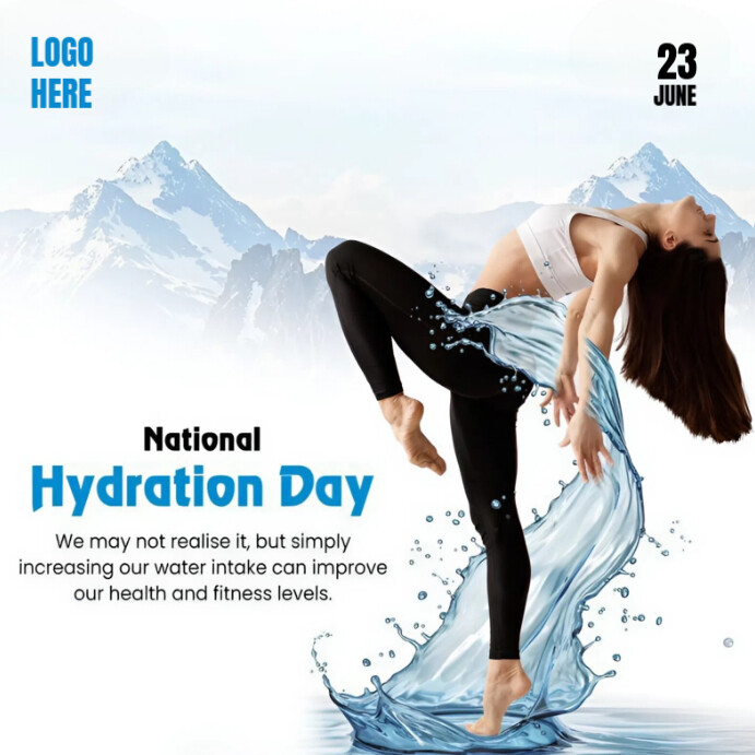 Copy of National Hydration Day | PosterMyWall