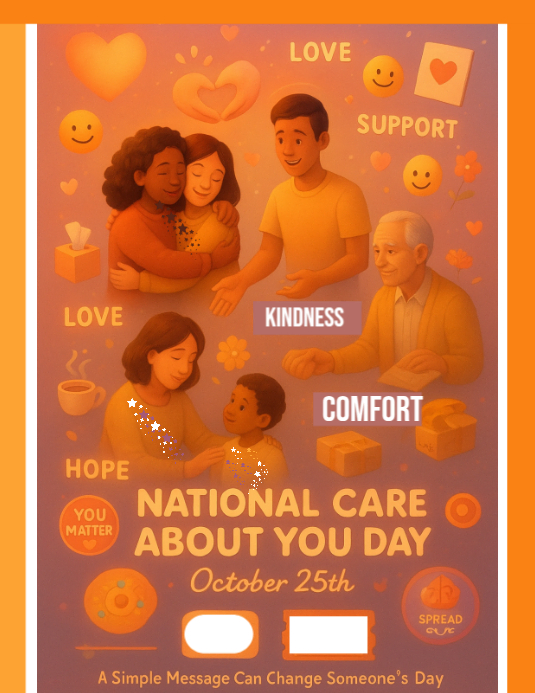 Copy of National I Care About You Day | PosterMyWall
