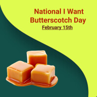 national butterscotch day Template | PosterMyWall