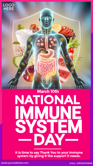 National Immune System Day Ad Template | PosterMyWall