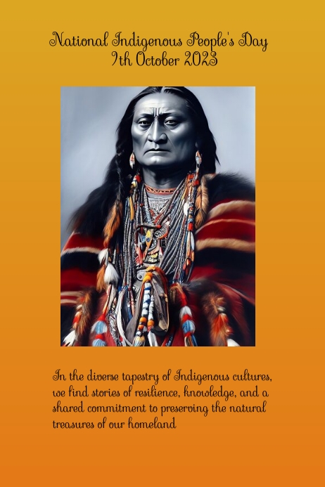 National Indigenous People's Day Template | PosterMyWall