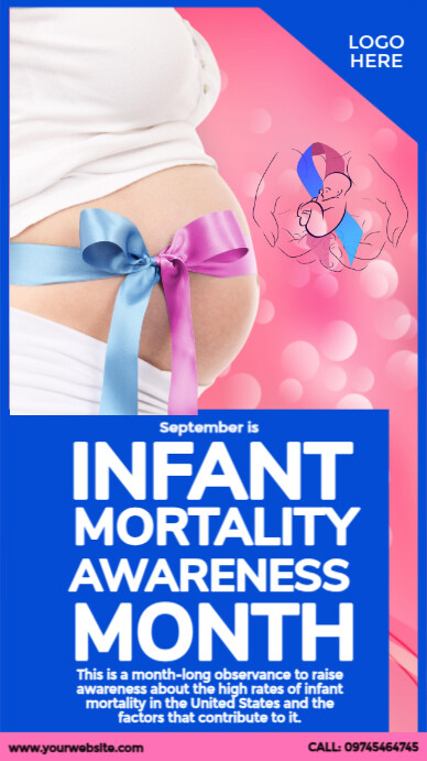 National Infant Mortality Awareness Month Templat | PosterMyWall
