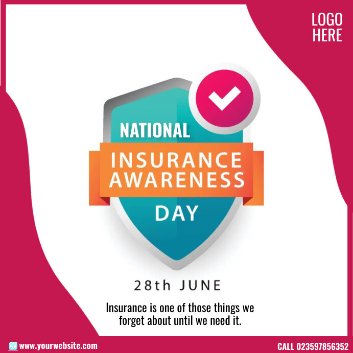 Copy of National Insurance Awareness Day | PosterMyWall