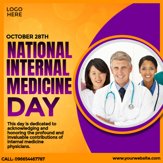 Plantilla de National Internal Medicine Day | PosterMyWall