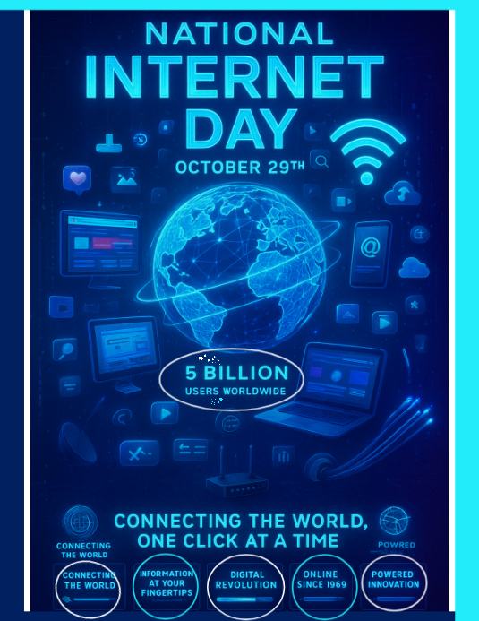 Plantilla de National Internet Day | PosterMyWall