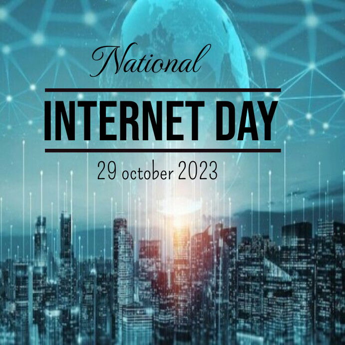 Copy of National internet day instagram post | PosterMyWall
