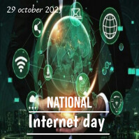 National internet day instagram post Template | PosterMyWall