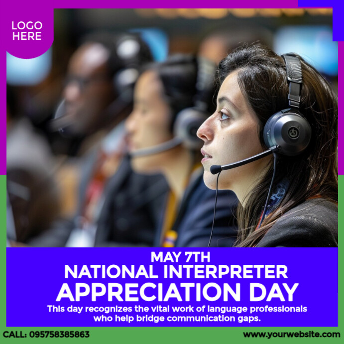 National Interpreter Appreciation Day Template | PosterMyWall