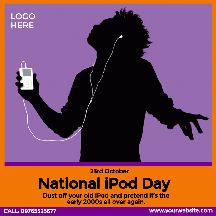 Copy of National iPod Day | PosterMyWall