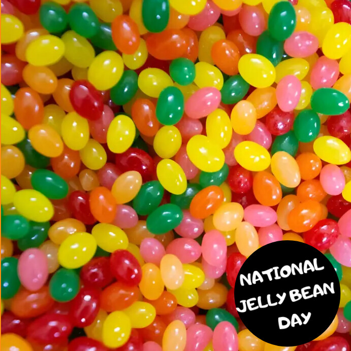 Plantilla de National Jelly bean day | PosterMyWall