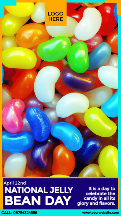 Plantilla de National Jelly Bean Day Design | PosterMyWall