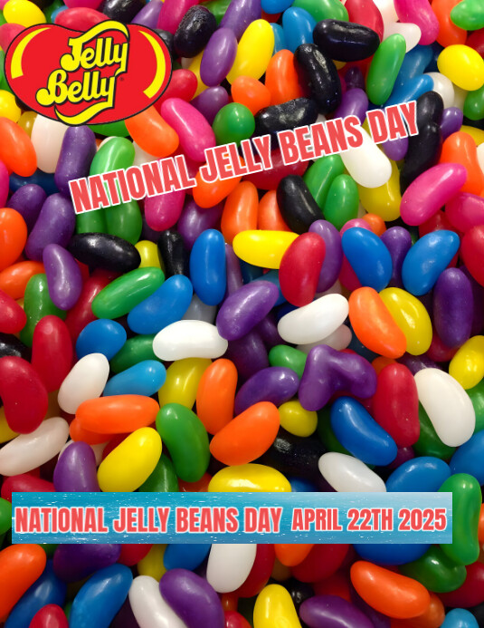 National Jelly Beans Day Flyer (us Letter) Template | PosterMyWall