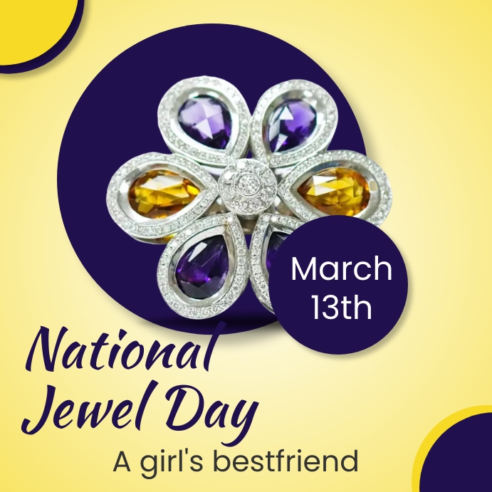 Plantilla de National Jewel Day | PosterMyWall