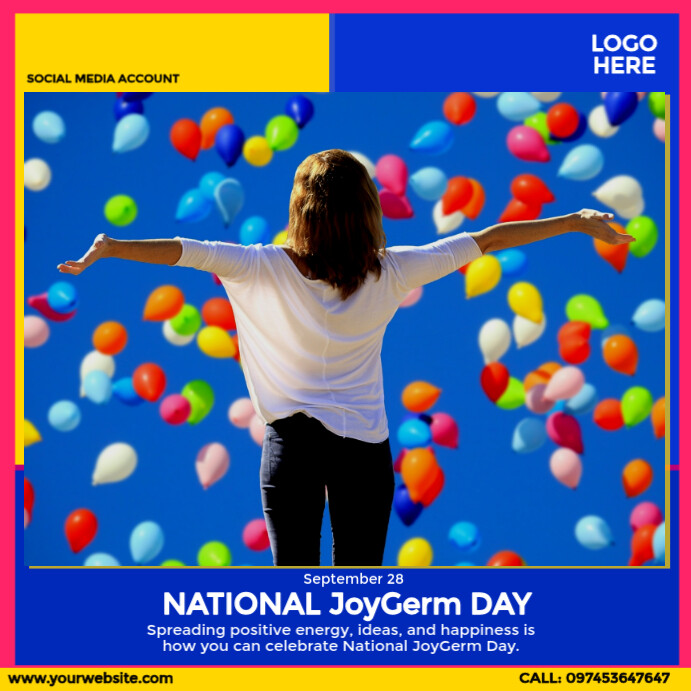 Copy of National JoyGerm Day | PosterMyWall