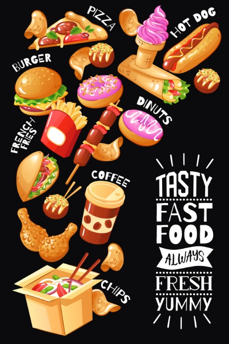 National junk food day Template | PosterMyWall