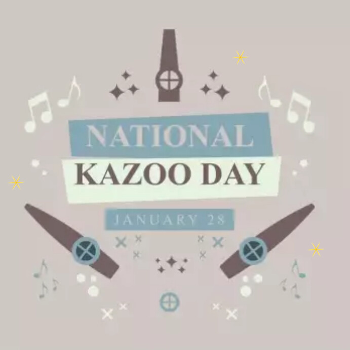 National kazoo day Instagram post Template | PosterMyWall