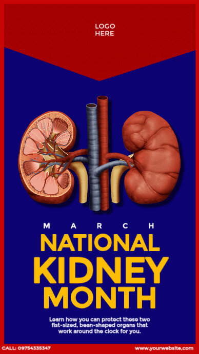 Copy of National Kidney Month Campaign | PosterMyWall