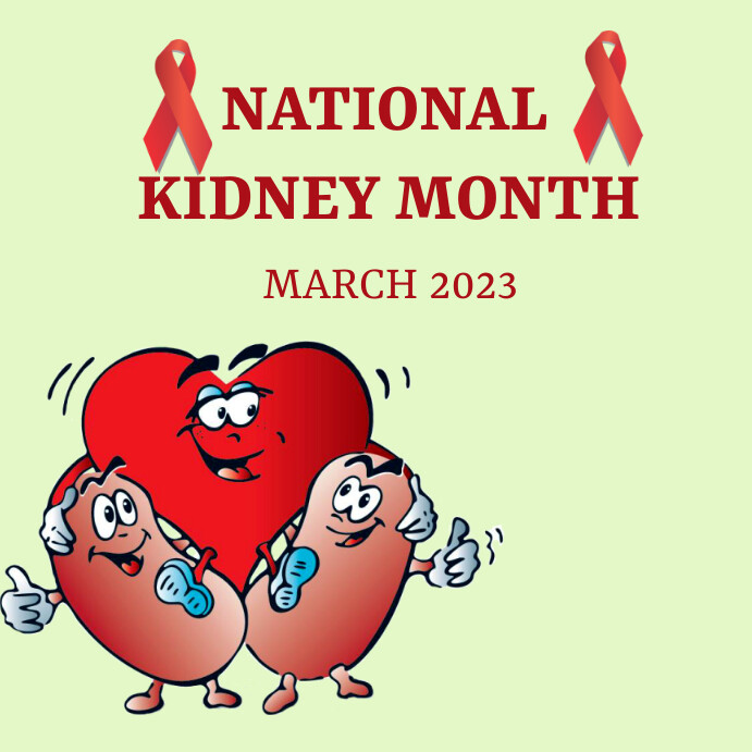 national kidney month Template | PosterMyWall