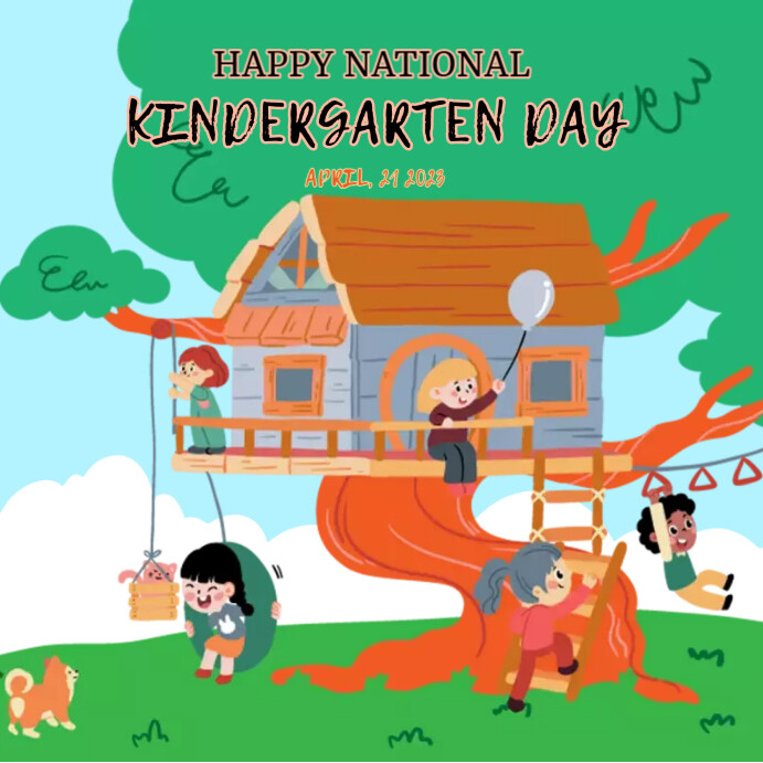 National Kindergarten Day Instagram Post Template | PosterMyWall