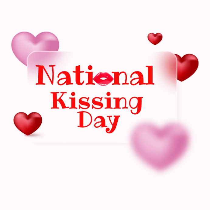 National kissing day Instagram post Template | PosterMyWall