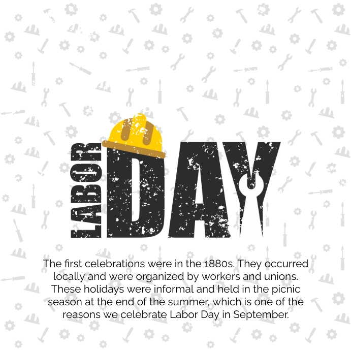 Plantilla de National Labor Day Instagram Post | PosterMyWall