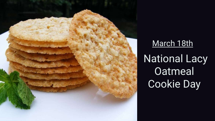 Copy of national lacy oatmeal cookie day | PosterMyWall