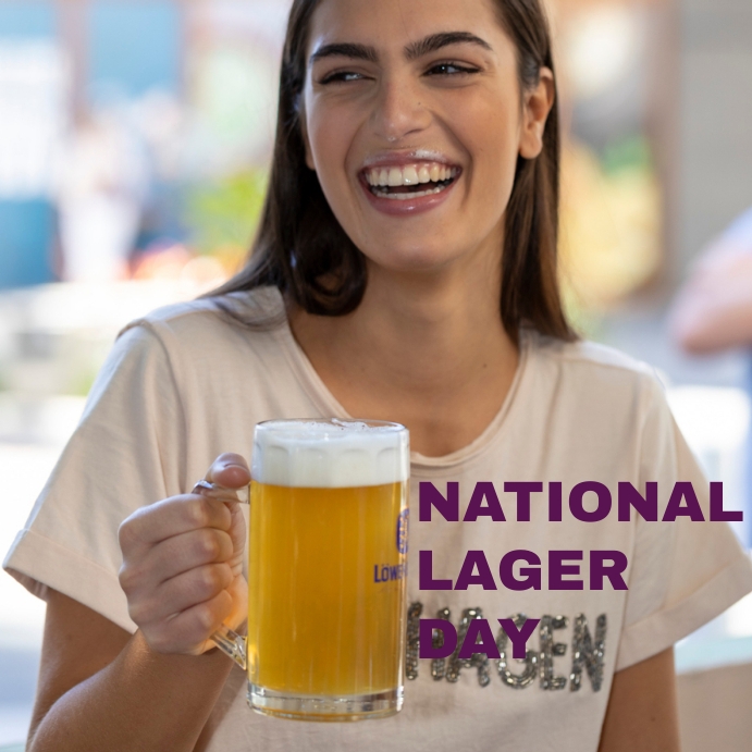 NATIONAL LAGER DAY Template | PosterMyWall