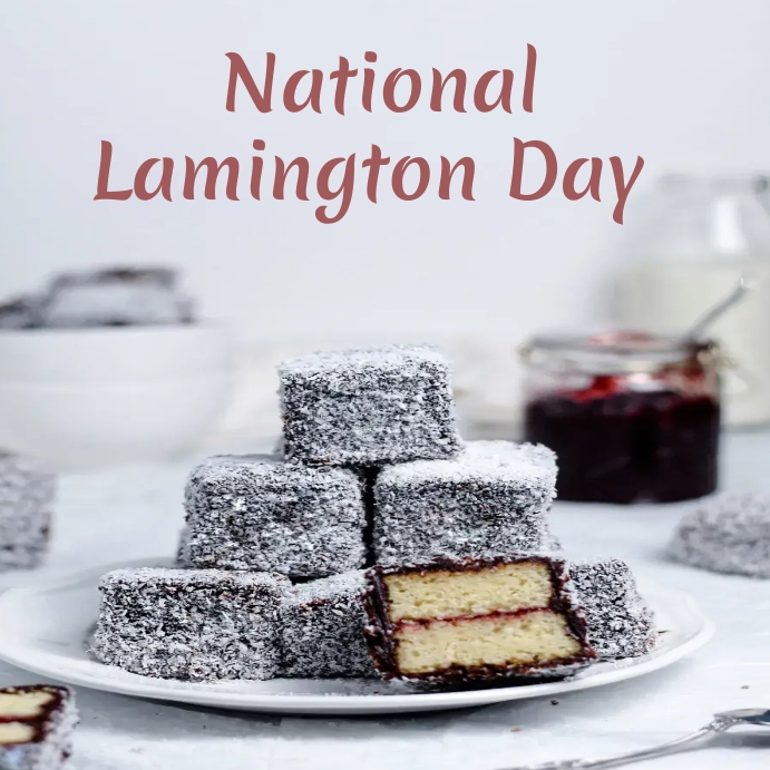 national lamington day Template | PosterMyWall