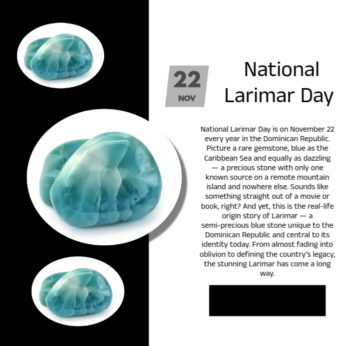 National Larimar Day Template | PosterMyWall