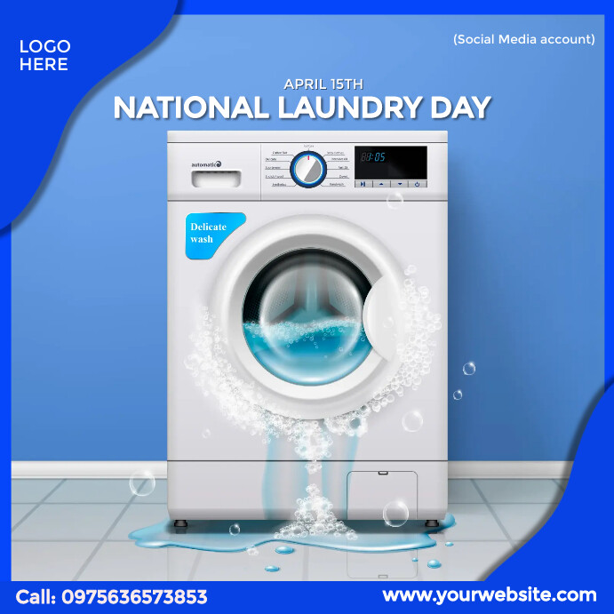national laundry day Template | PosterMyWall