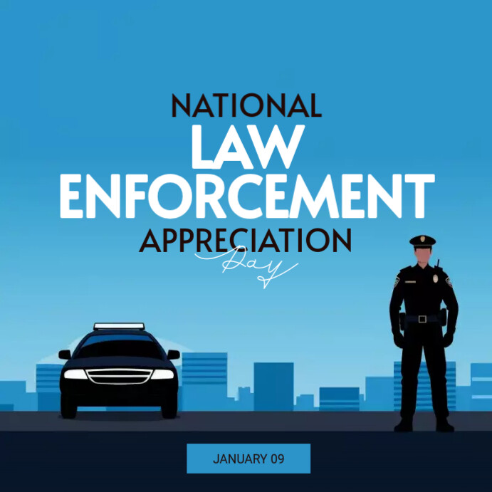 Copy of National Law Enforcement appreciation day | PosterMyWall