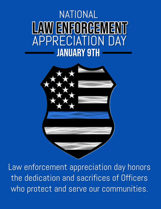 Copy of National law enforcement Appreciation day | PosterMyWall