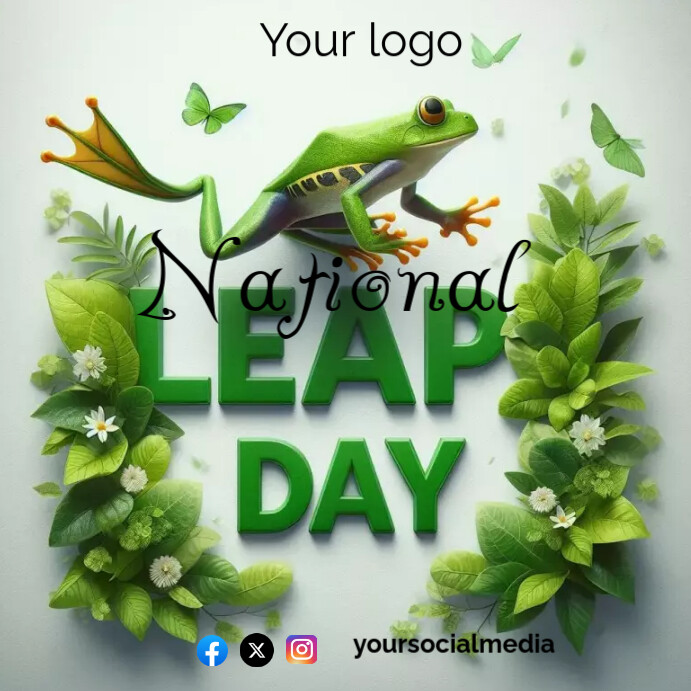 National Leap Day Template | PosterMyWall