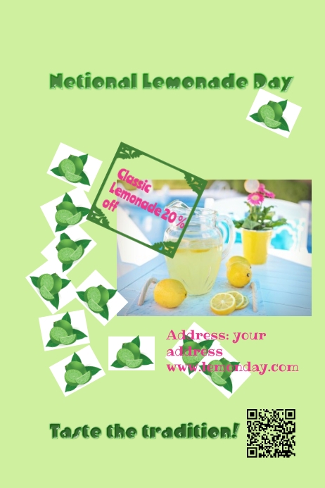 Plantilla de National Lemonade Day (1) | PosterMyWall