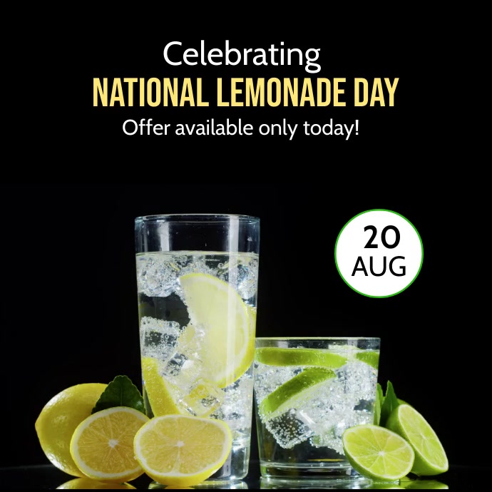 National Lemonade Day Template | PosterMyWall