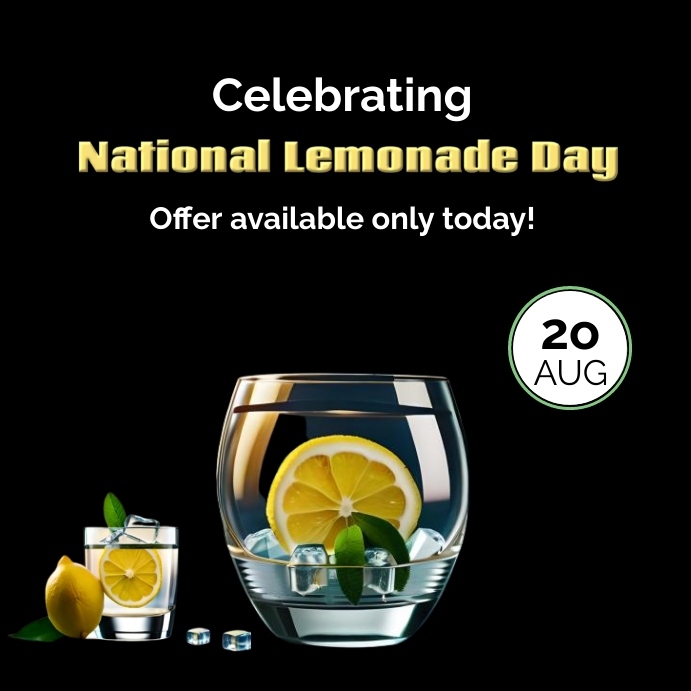 National Lemonade Day Template | PosterMyWall