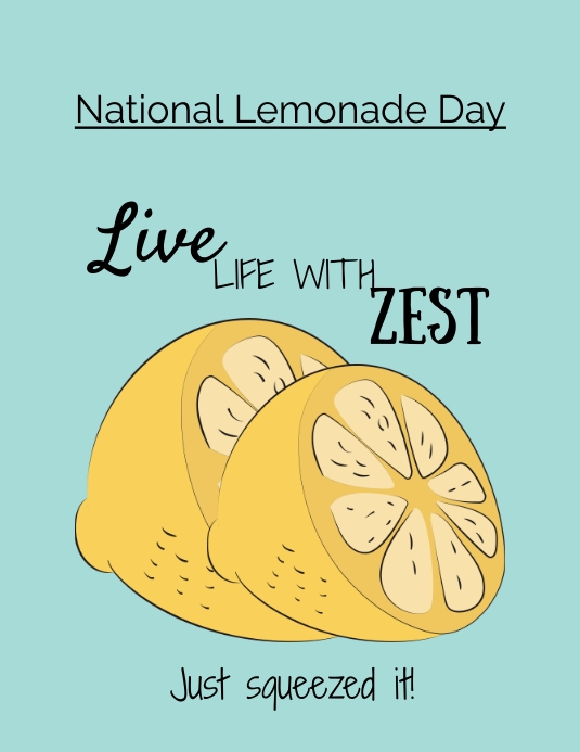 Modèle National Lemonade Day | PosterMyWall