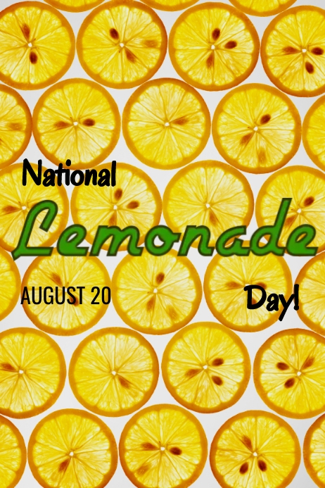 National Lemonade Day Template | PosterMyWall