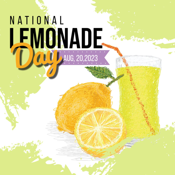 National Lemonade Day | PosterMyWall