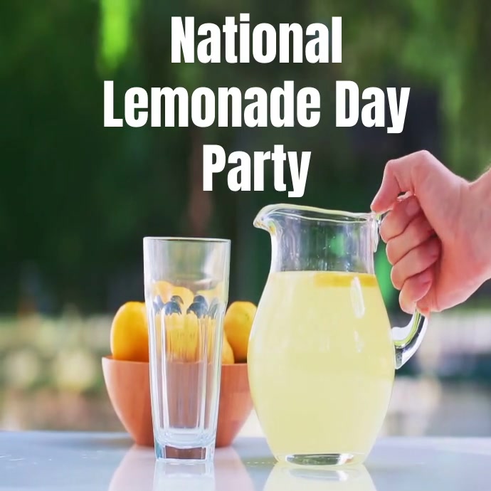 Plantilla de National Lemonade Day Party | PosterMyWall