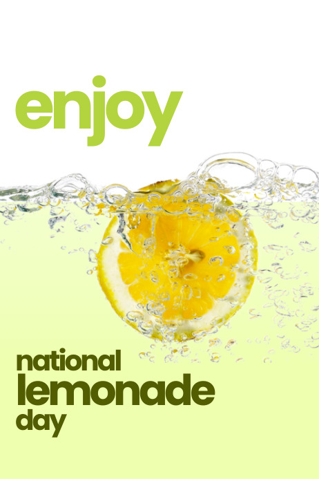 National Lemonade Day Poster Template | PosterMyWall