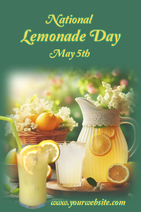 National Lemonade Day Poster Template | PosterMyWall