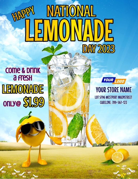 Lemonade Sale Flyer at Henry Lymburner blog
