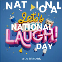 National Let's Laugh Day Poster Design Template | PosterMyWall