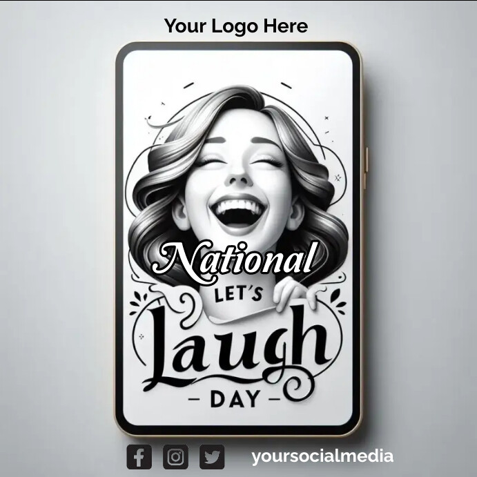 National Let's Laugh Day Template | PosterMyWall