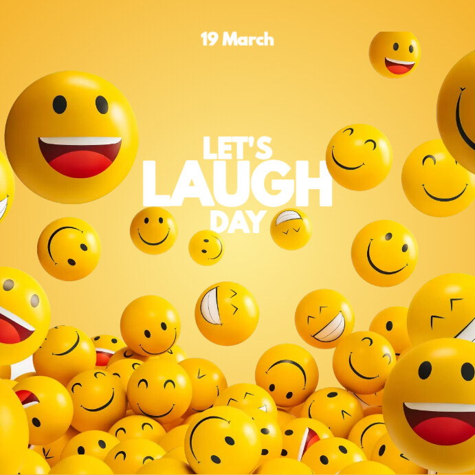 Copy of National Let's Laugh Day | PosterMyWall